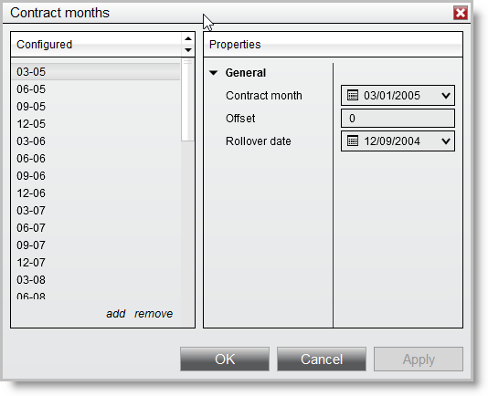 Operations > Instruments > Editing Instruments