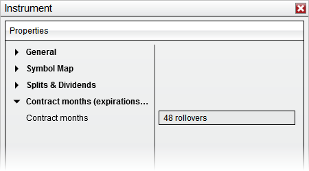 Operations > Instruments > Editing Instruments