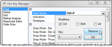 Working with Hot Keys