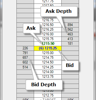 Price Ladder Display