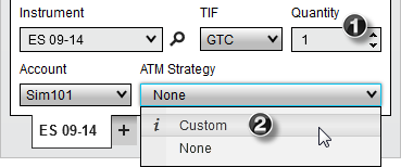 Operations > Advanced Trade Management (ATM) > ATM Strategy > Tutorial ...