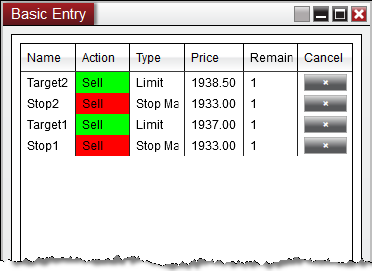 Operations > Order Entry > Basic Entry > Display Overview