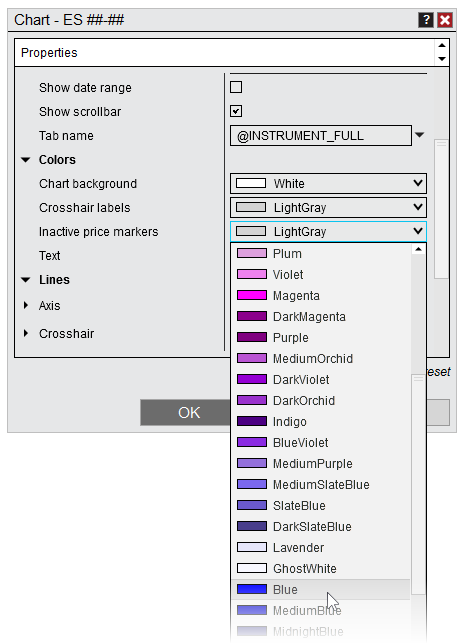 Operations > Windows > Using Color Pickers