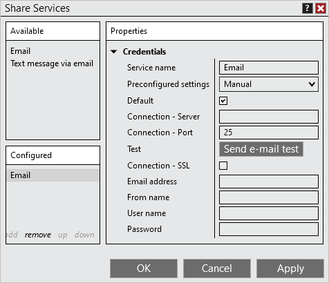 Operations > Windows > Sharing Content
