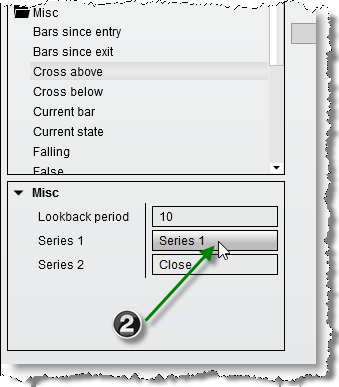 Operations > Strategy Builder > Condition Builder