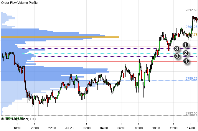 Operations > Charts > Order Flow + > Order Flow Volume Profile